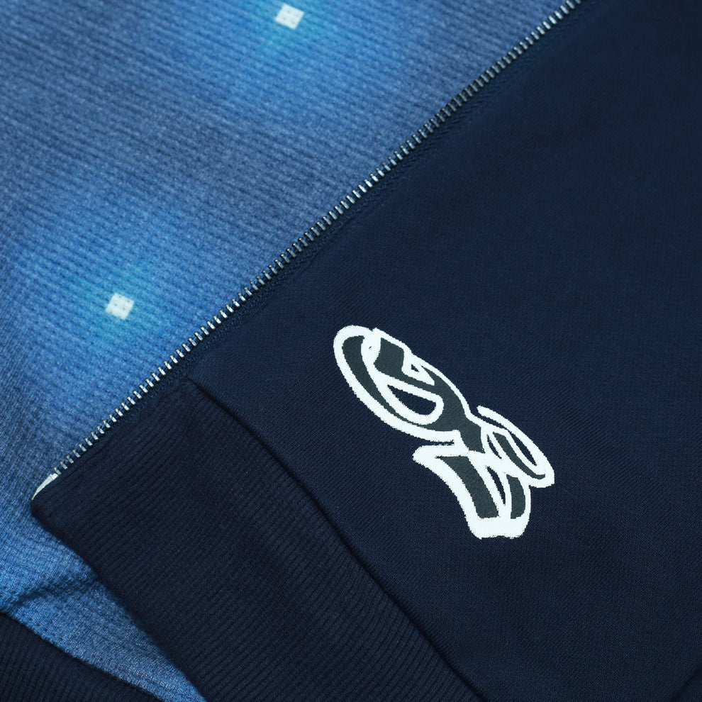 Reversible Thermal Hood (Navy/Navy) – YARDSALE