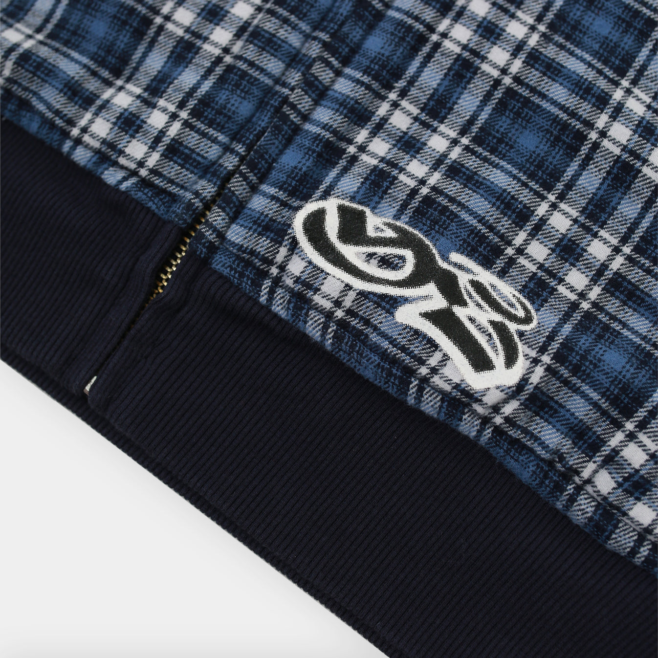 Reversible Flannel Hoodie (Blue) – YARDSALE